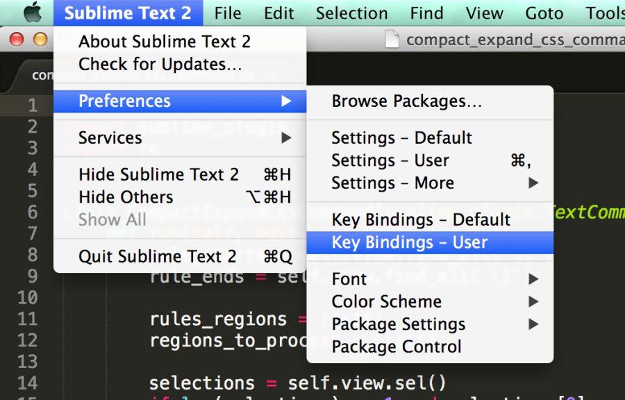 為Sublime Text 2添加CSS壓縮/格式化功能 – 畅想资源