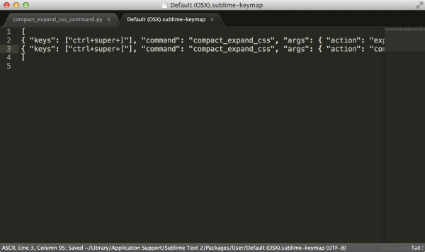為Sublime Text 2添加CSS壓縮/格式化功能 – 畅想资源
