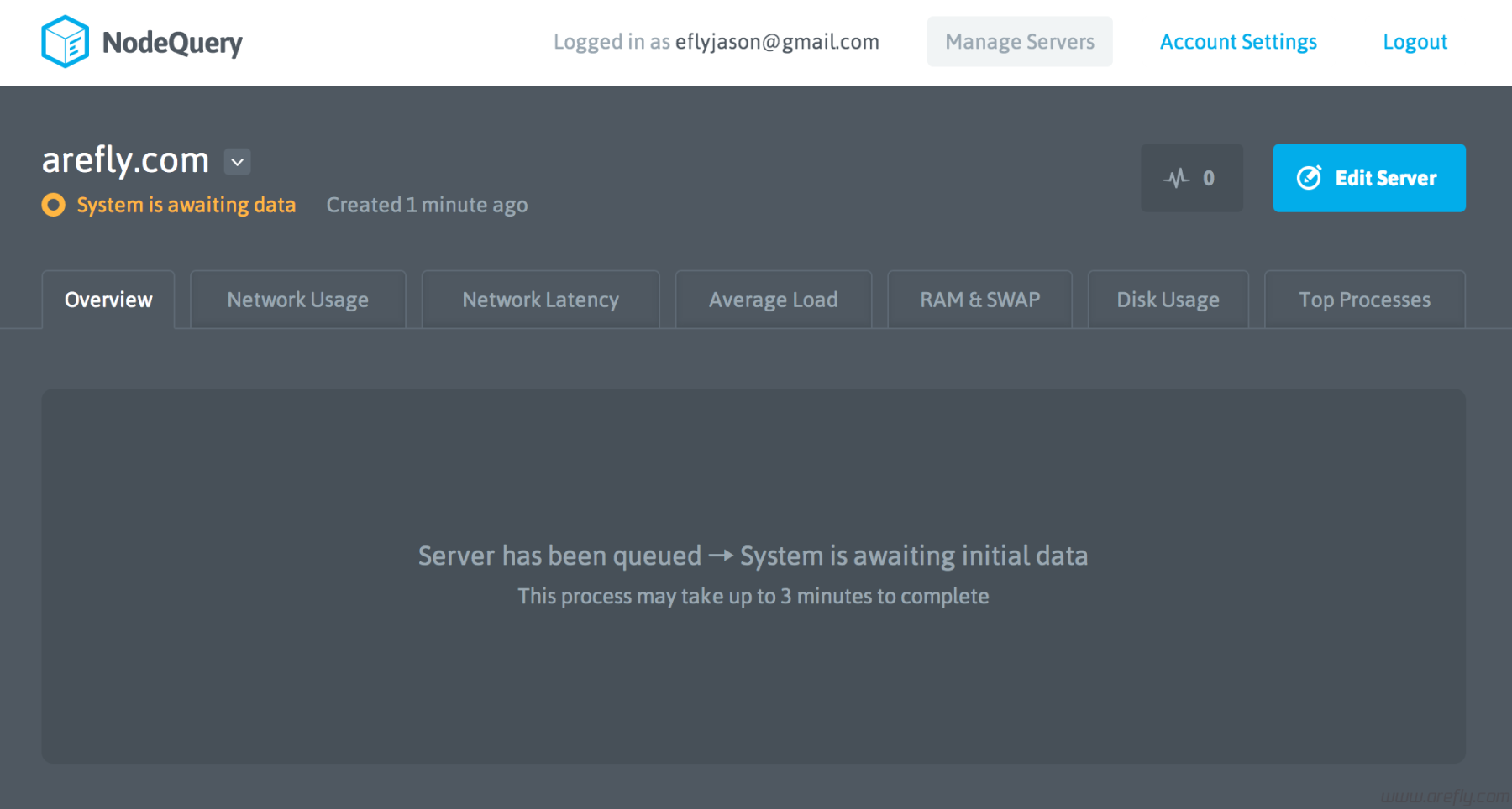 NodeQuery – 免費Linux伺服器在綫監控工具 – 畅想资源