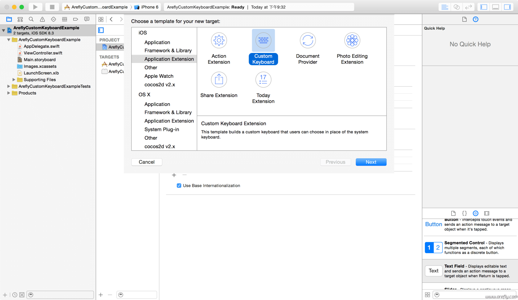 iOS 8 Swift 第三方鍵盤建置簡易新手教學——一個屬於你自己的鍵盤！ – 畅想资源