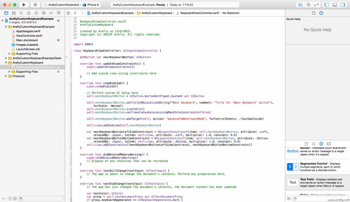 iOS 8 Swift 第三方鍵盤建置簡易新手教學——一個屬於你自己的鍵盤！ – 畅想资源