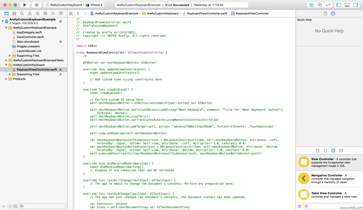 iOS 8 Swift 第三方鍵盤建置簡易新手教學——一個屬於你自己的鍵盤! – 第 2 页 – 畅想资源 iOS 8 Swift 第三方鍵盤建置簡易新手教學——一個屬於你自己的鍵盤! – 第 2 页 – 畅想资源